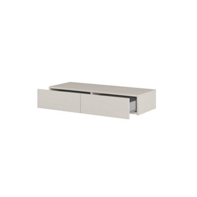 Modern Cashmere Floating Dressing Table 90cm - Space-Saving Style with ...
