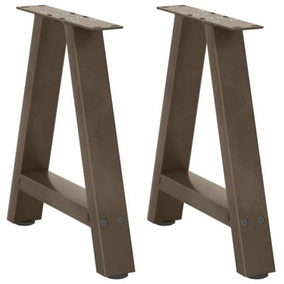 Modern Coffee Table Legs A-Shaped 2 pcs 38x(42-43) cm Steel