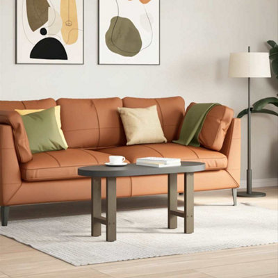 Modern Coffee Table Legs Natural Steel 2 pcs 38x(42-43) cm Steel