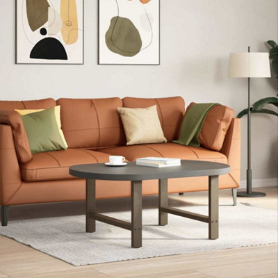 Modern Coffee Table Legs Natural Steel 2 pcs 70x(42-43) cm Steel