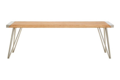 Modern Design Teak Wood Bench For Patio, Versatile Wooden Bench ...