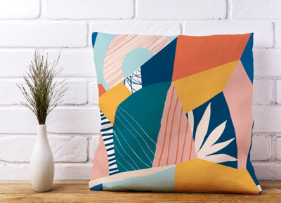 Modern Floral Pattern Cushions 45cm x 45cm