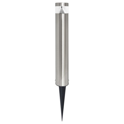 Modern LED Bollard Post Ground Spike Light Cool White Stainless Steel ...