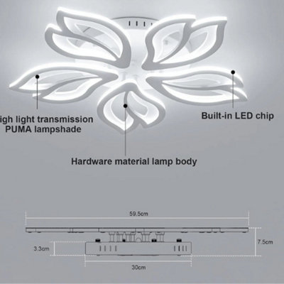 Modern LED Pendant Ceiling Chandelier Light