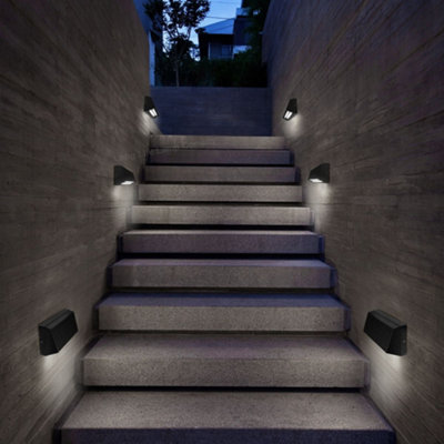 Modern LED Wall Light Down or Up Path Brick Surface Mount Light Matt ...