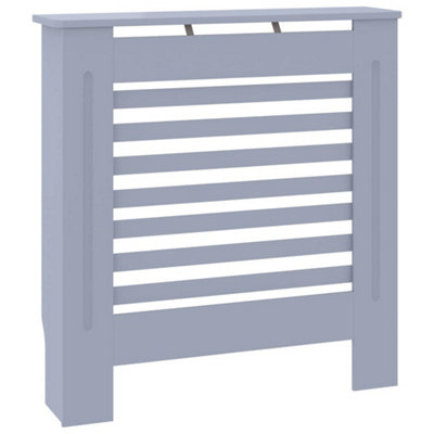 Modern MDF Radiator Cover Grey 78 cm