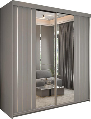 Modern Monali Sliding Door Wardrobe available in 2 Sizes 150cm/200cm ...