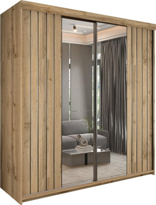Modern Monali Sliding Door Wardrobe available in 2 Sizes 150cm/200cm ...