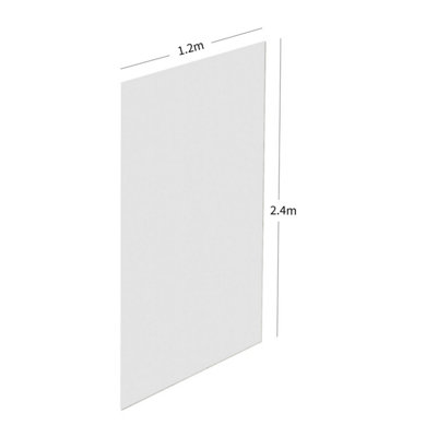 Modern PVC Waterproof Shower Panel 1000x2400x10 mm -Gloss Medium Concrete