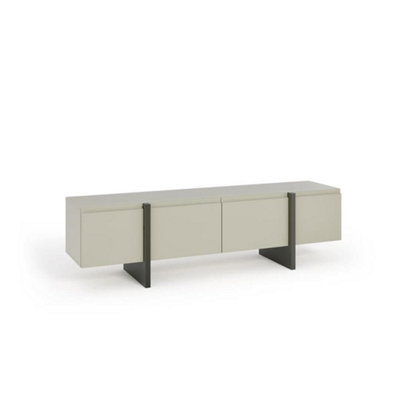 Modern Queen TV Cabinet in Cashmere W1800mm x H500mm x D400mm | DIY at B&Q