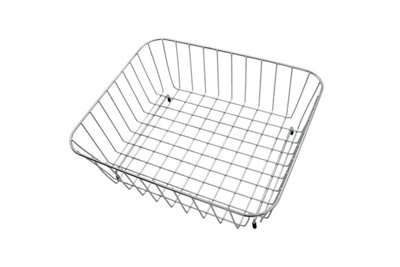 Modern Reginox Grey Wire Mesh Rectangle Metal Basket Accessory ...