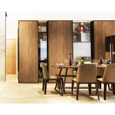 Modern Ribbed Honeycomb Glass Pendant Light Shade in Copper Plated 26cm ...