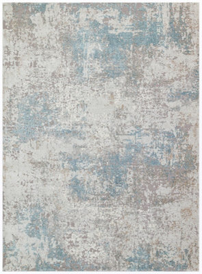 Modern Rug, Abstract Rug for Bedroom, & Living Room, Stain-Resistant ...