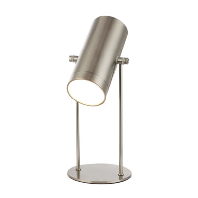 Modern Satin Nickel Adjustable Tiltable Rechargeable LED Table/Desk ...