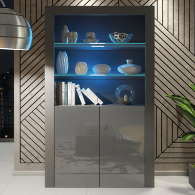Modern Sideboard Display Cabinet Cupboard TV Stand Living Room High ...