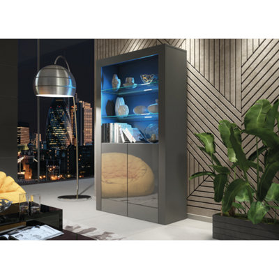 Modern Sideboard Display Cabinet Cupboard TV Stand Living Room High ...