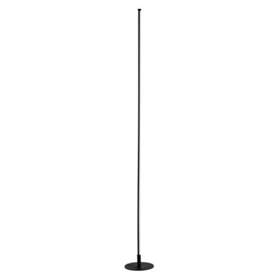 Modern Sleek Stick Style LED Standard Floor Lamp in Matt Black with ...