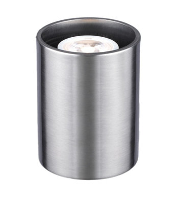 Modern Small Satin Silver Chrome LED Uplighter Table, Floor Lamp ...