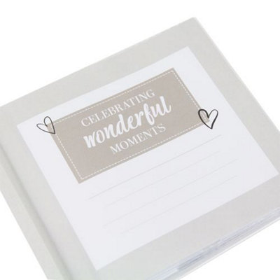 Modern Special Memories Photo Album with Gold Foil Text - Holds 80 4x6 ...