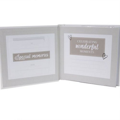 Modern Special Memories Photo Album with Gold Foil Text - Holds 80 4x6 ...