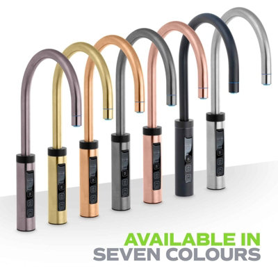 Modern Stainless Steel Drink Station with Round Purifier Instant ...