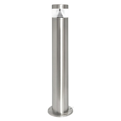Modern Stainless Steel LED 12 Volt Bollard Garden Post Light ZLC045