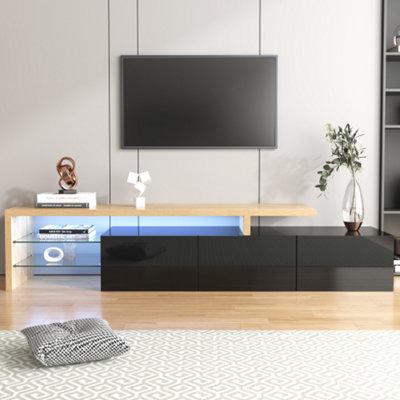 Modern TV cabinet, Stylish and Elegant, Practical Storage, High-gloss ...