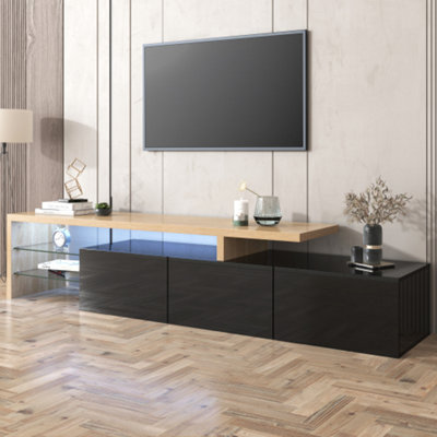 Modern TV cabinet, Stylish and Elegant, Practical Storage, High-gloss ...
