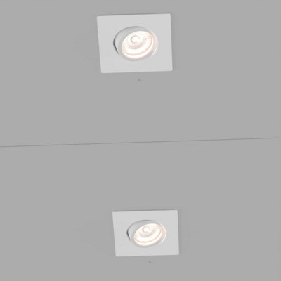 Modern Ultra Slim Recessed LED Adjustable Tilt Angle Downlight Ceiling ...