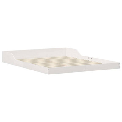 Modern White 160 x 200 cm Solid pine wood