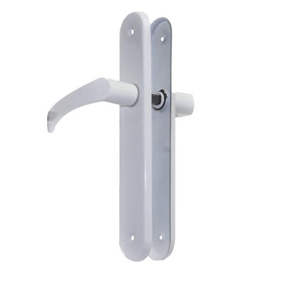 Modern White Interior Door Handle Set with Sleek Lever Design and ...