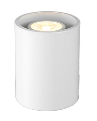 Modern White LED Uplighter Table, Floor Lamp Uplighter with Inline ...