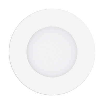 Modern White LED Wall Flush Ceiling Light with Remote Control