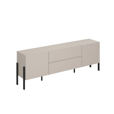 Modern Yukon 40 TV Cabinet 2040mm in Cashmere - Sleek Media Storage ...