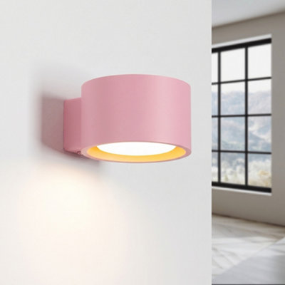MODO aluminum pink 1 Lights minimalist Wall lamps