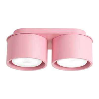 MODO aluminum pink 2 Lights minimalist Ceiling lamps