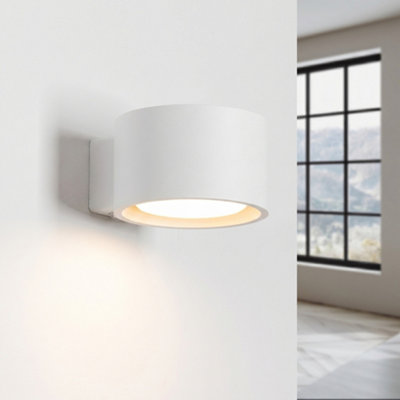 MODO aluminum White 1 Lights minimalist Wall lamps
