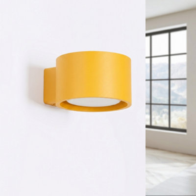 MODO aluminum Yellow 1 Lights minimalist Wall lamps