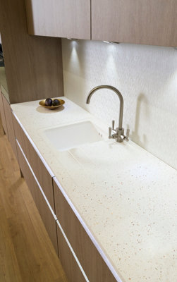 Modra - Copper 20mm Solid Surface Kitchen Worktop 3050mm x 650 x 20mm