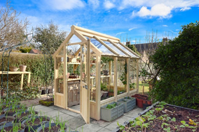 Modular 8x6 Vale Green house (Installed) | DIY at B&Q