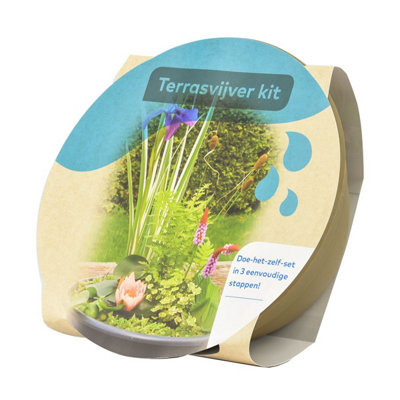 Moerings (Terrasvijver Kit) Patio Pond Set - Brown | DIY at B&Q