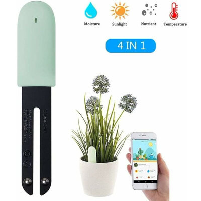 Moisture Detector Plant Sensor Flower Care Tester, Smart Plant Monitor ...
