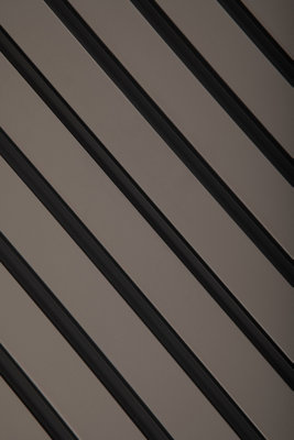 Moisture-proof SlatWall Panel - Volga Panels™ (Daytona Grey) - 240cm x 20cm