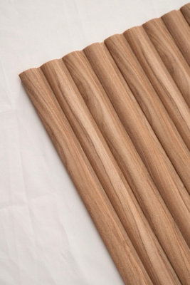 Moisture-Proof SlatWall Panel - Volga Panels™ (Natural Oak Fluted ...