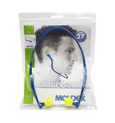 MOLDEX WAVEBAND 1K BANDED EARPLUGS