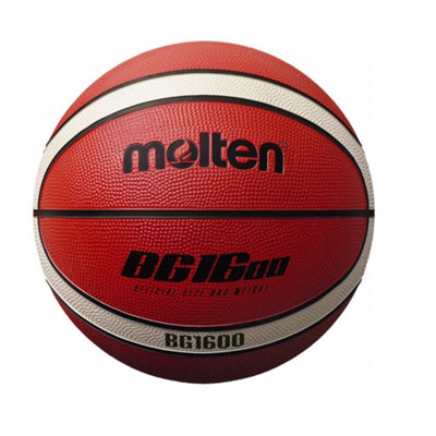 MOLTEN 1600 BASKETBALL WHITE/TAN (5)