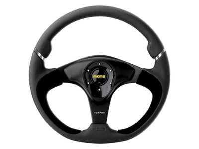 MOMO Tuning Jet Steering Wheel 350mm Black Suede 3 Spokes Performance ...