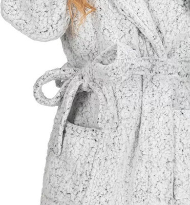 Monhouse Womens Dressing Gown - Soft Long Bathrobe - Ladies Flannel ...
