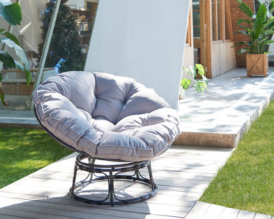 Moon chair rattan store