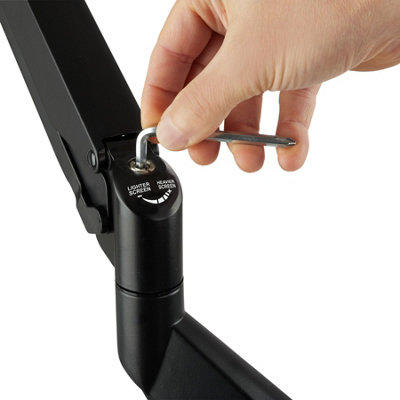 Monitor Arm - for 4 screens, swivel arms can be tilted, rotated, and ...